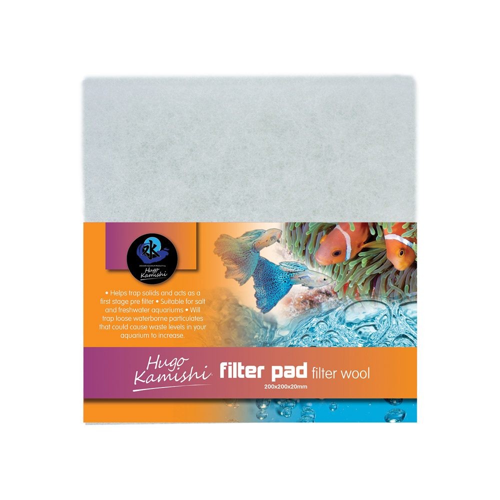 HUGO FILTER WOOL 20X20X2CM - Victor Aquatics