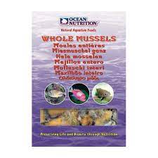 OCEAN NUTRITION Whole Mussels 100g - Victor Aquatics