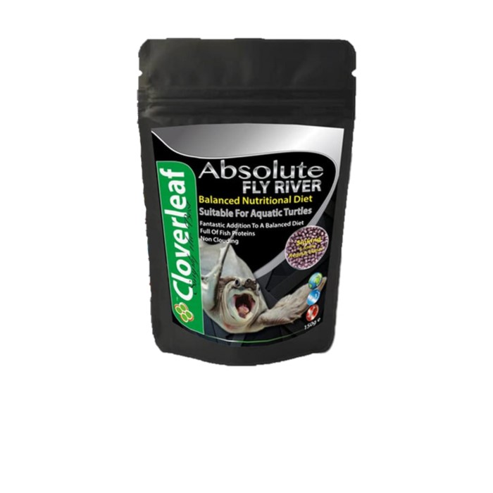 CLOVERLEAF Absolute Fly River Sinking Turtle Food 150g - Victor Aquatics